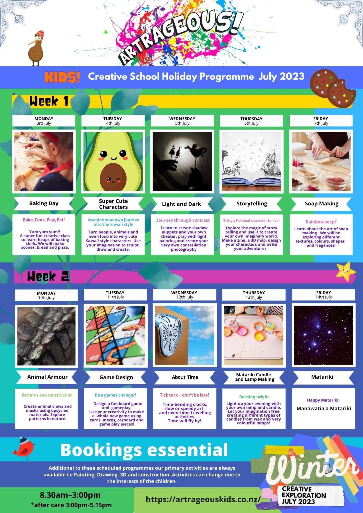 Holiday Programmes – ARTRAGEOUS KIDS